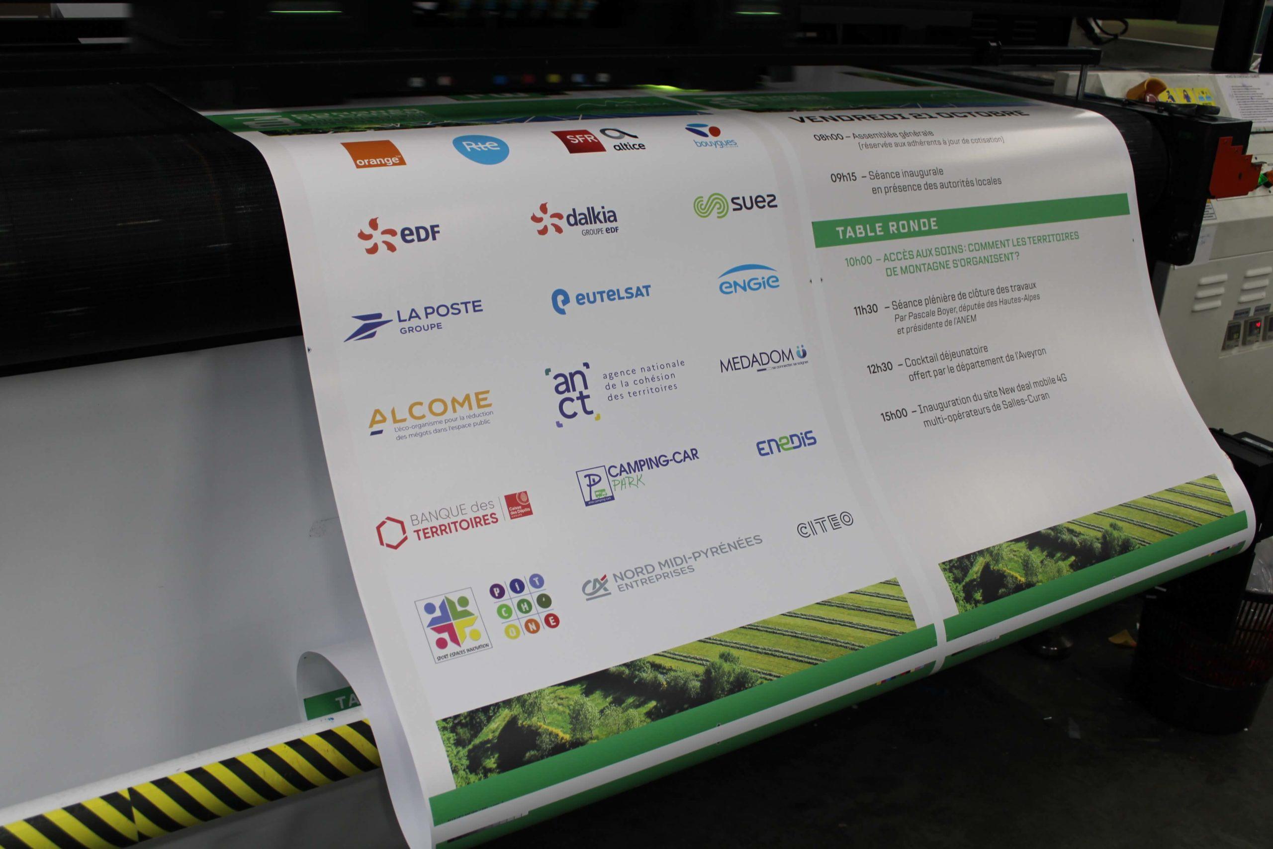 Bâche publicitaire - ITF imprimeurs